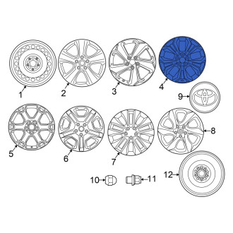 Toyota RAV4 Factory Steel Wheels | CARiD