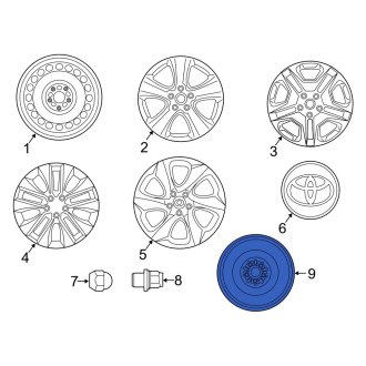 Toyota RAV4 OEM Wheels - Original Steel & Alloy Wheels | CARiD