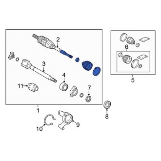 Toyota RAV4 OEM Driveline & Axle Parts | Hubs, CV-Joints — CARiD.com