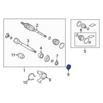 Toyota Corolla Cross Driveline Parts - Axles, Hubs, CV-Joints | CARiD