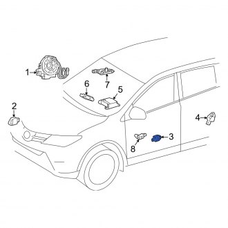Toyota Mirai Air Bag Parts | Sensors, Switches — CARiD.com