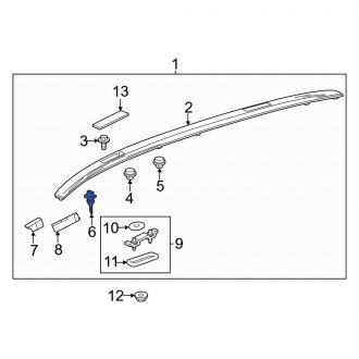Toyota Roof Hardware | Clips, Screws, Latch Hooks — CARiD.com
