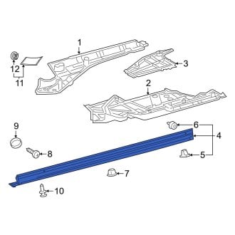 Toyota Replacement Rocker Panels | Full, Inner, Outer – CARiD.com
