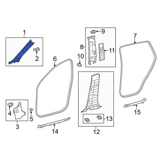 Toyota Pillars | Assemblies, Door Jambs, Braces — CARiD.com