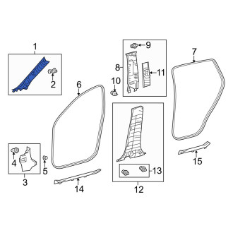 Toyota RAV4 OEM Chassis Frames & Body Parts - Tubs, Doors | CARiD