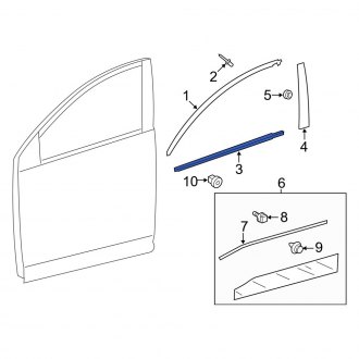 Toyota RAV4 Door Moldings - Side, Edge, Belt | CARiD