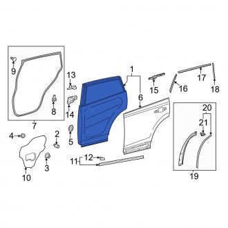Toyota RAV4 Replacement Door Shells & Skins | CARiD