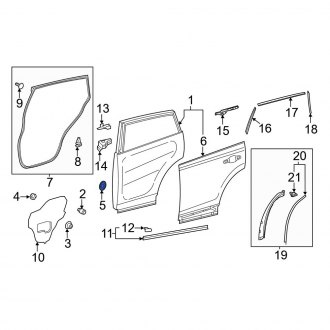 Toyota Sienna OEM Doors & Parts | Shells, Panels, Armrests — CARiD.com