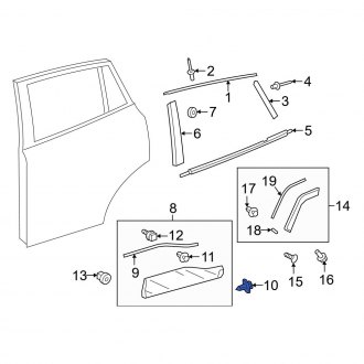 Toyota Corolla Cross Door Hardware & Miscellaneous Parts | CARiD