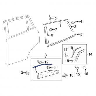Toyota Door Seals & Weatherstripping | CARiD
