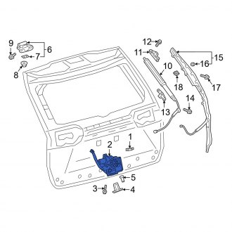 Toyota Venza Trunk & Tailgate Lock Motors, Switches, Relays | CARiD