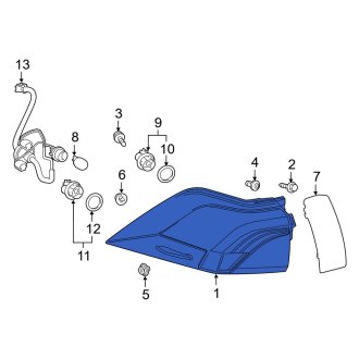 Toyota RAV4 OEM Tail Lights - LED, Fiber Optic | CARiD