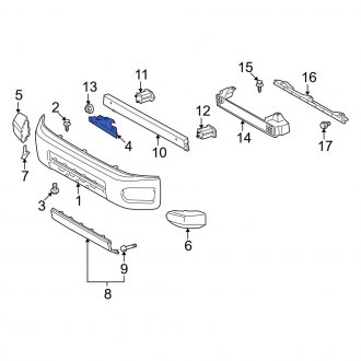 Toyota FJ Cruiser OEM Bumpers - Genuine Front & Rear Bumpers | CARiD