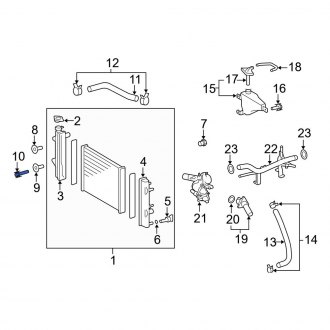 Toyota Land Cruiser OEM Engine Cooling Parts | Radiators, Fans — CARiD.com