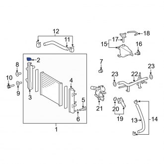 Toyota FJ Cruiser Radiator Caps | High Pressure, Racing — CARiD.com