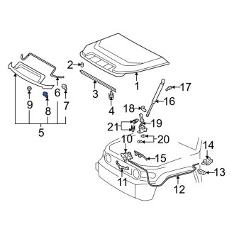 Toyota Highlander Rocker Panel Hardware | Clips, Brackets — CARiD.com