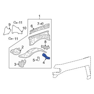 Toyota FJ Cruiser Front & Rear Fenders - Patch Panels, Extensions | CARiD