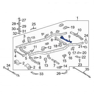 Toyota FJ Cruiser Chassis Frames & Body Parts — CARiD.com