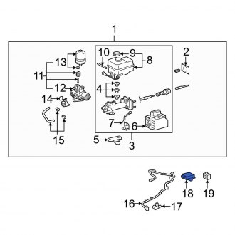Toyota FJ Cruiser Brake System Sensors & Connectors | CARiD