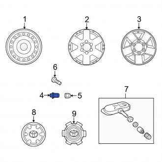 Toyota FJ Cruiser OEM Spare Tire Covers & Carriers — CARiD.com