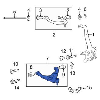 Toyota FJ Cruiser OEM Suspension Parts | Shocks, Struts — CARiD.com