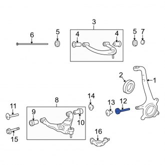 Toyota 4Runner OEM Suspension Parts | Shocks, Struts — CARiD.com