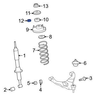 Toyota FJ Cruiser OEM Suspension Parts | Shocks, Struts — CARiD.com