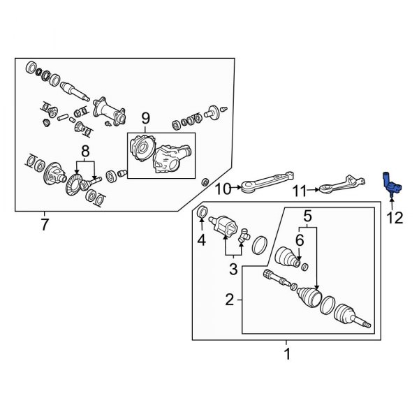 Toyota OE 5238060050 - Rear Differential Housing Support