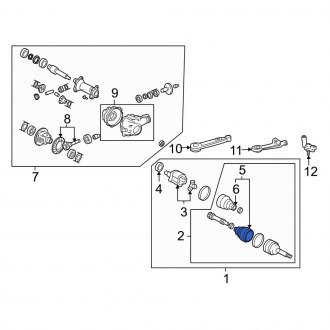 Toyota FJ Cruiser CV Joints, Boots & Components – CARiD.com