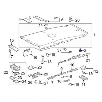 Toyota FJ Cruiser OEM Interior Parts | Audio, Floor Mats — CARiD.com