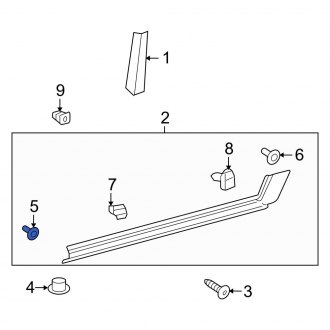 Toyota FJ Cruiser Rocker Panel Hardware | Clips, Brackets — CARiD.com
