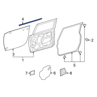 Toyota FJ Cruiser Replacement Window Seals | CARiD