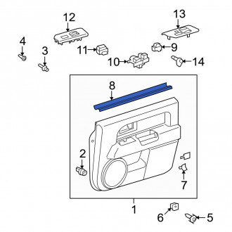 Toyota FJ Cruiser Replacement Window Seals | CARiD