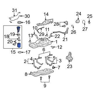 Toyota OEM Fuel System Parts - Pumps, Lines, Injectors | CARiD
