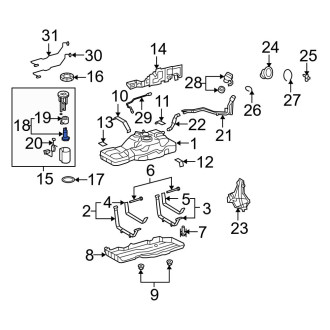 Toyota OEM Fuel System Parts | Pumps, Lines, Injectors — CARiD.com
