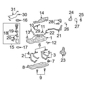 Toyota FJ Cruiser OEM Fuel System Parts - Pumps, Lines | CARiD