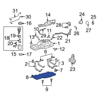 Toyota FJ Cruiser OEM Fuel System Parts - Pumps, Lines | CARiD