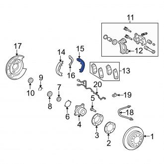 Toyota FJ Cruiser Replacement Parking Brake Components – CARiD.com
