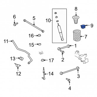 Toyota 4Runner OEM Suspension Parts | Shocks, Struts — CARiD.com