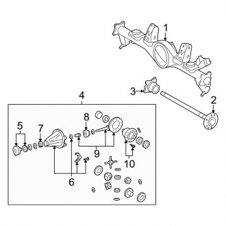 2014 Toyota FJ Cruiser OEM Driveline & Axle Parts | Hubs — CARiD.com