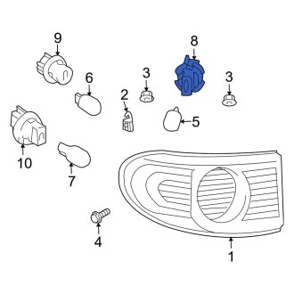 Toyota FJ Cruiser OEM Tail Lights | LED, Fiber Optic — CARiD.com