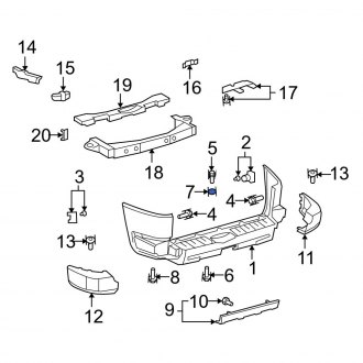 Toyota Land Cruiser Bumper Brackets & Hardware | Front, Rear — CARiD.com