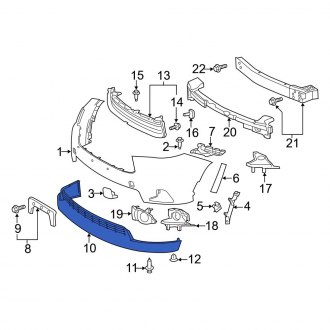 Toyota Highlander Replacement Bumper Spoilers & Valances | CARiD