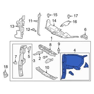 Toyota Highlander OEM Header Panels & Parts — CARiD.com