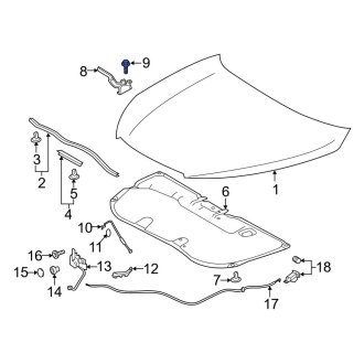 Toyota Corolla Cross Interior Brackets & Hardware — CARiD.com