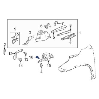 Toyota Corolla OEM Engine Cooling Parts | Radiators, Fans — CARiD.com