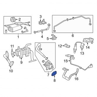 Toyota Highlander EGR Valves & Parts - Sensors, Gaskets | CARiD