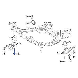 Toyota Highlander Chassis Frames Hardware | Clips, Plugs — CARiD.com