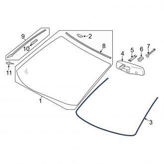 Toyota Highlander Replacement Window Seals | CARiD
