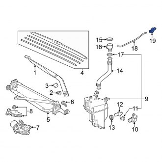 Toyota Corolla Cross OEM Wiper Blade & Washer Parts | Motors, Arms ...